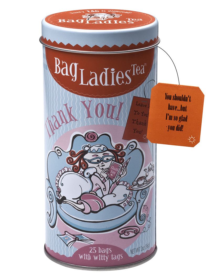 Thank You! Tea Tin – Bag Ladies Tea